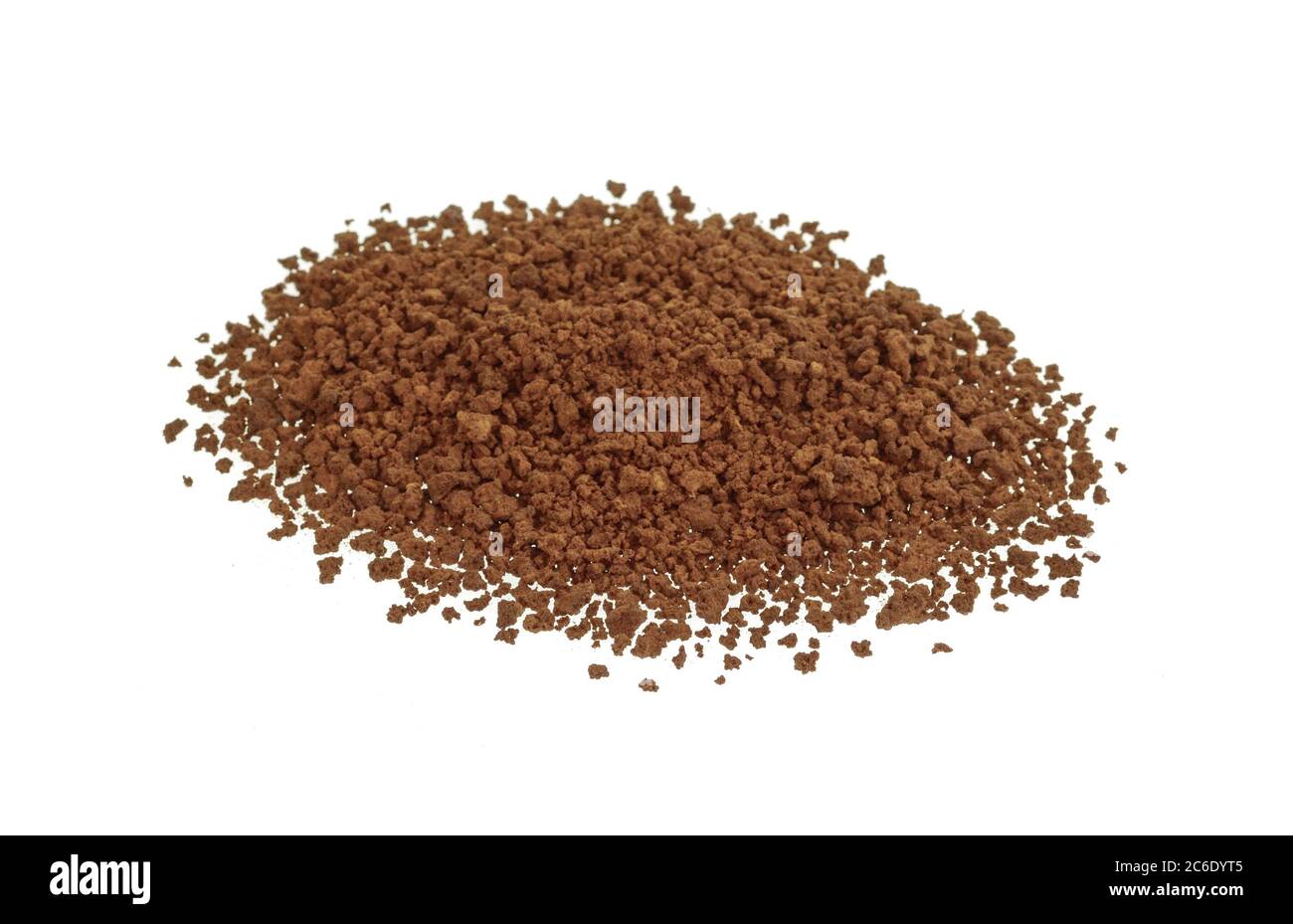Instant Coffee powder isolated on white background Stock Photo - Alamy