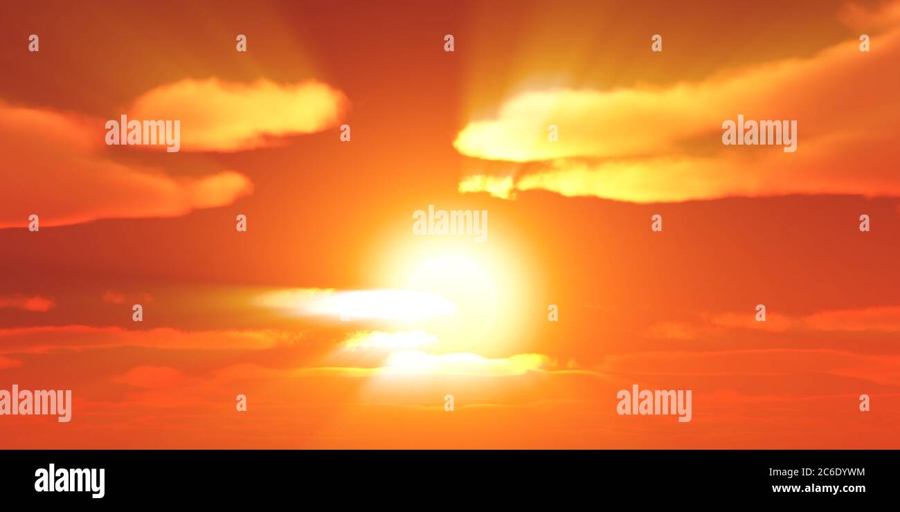 Hot sun illustrations hi-res stock photography and images - Alamy