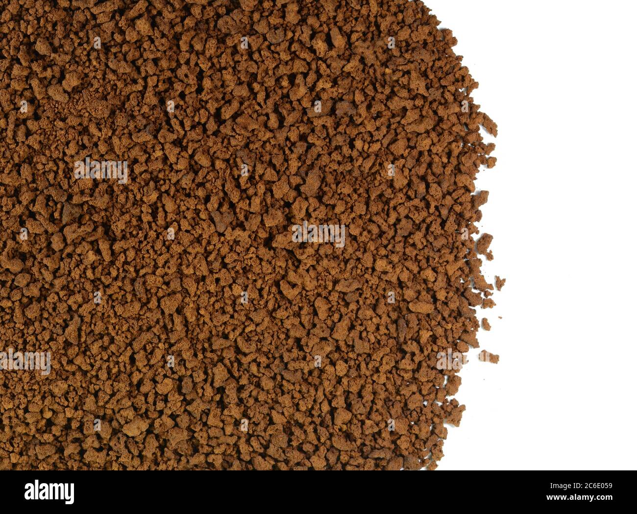 Instant Coffee powder isolated on white background Stock Photo - Alamy
