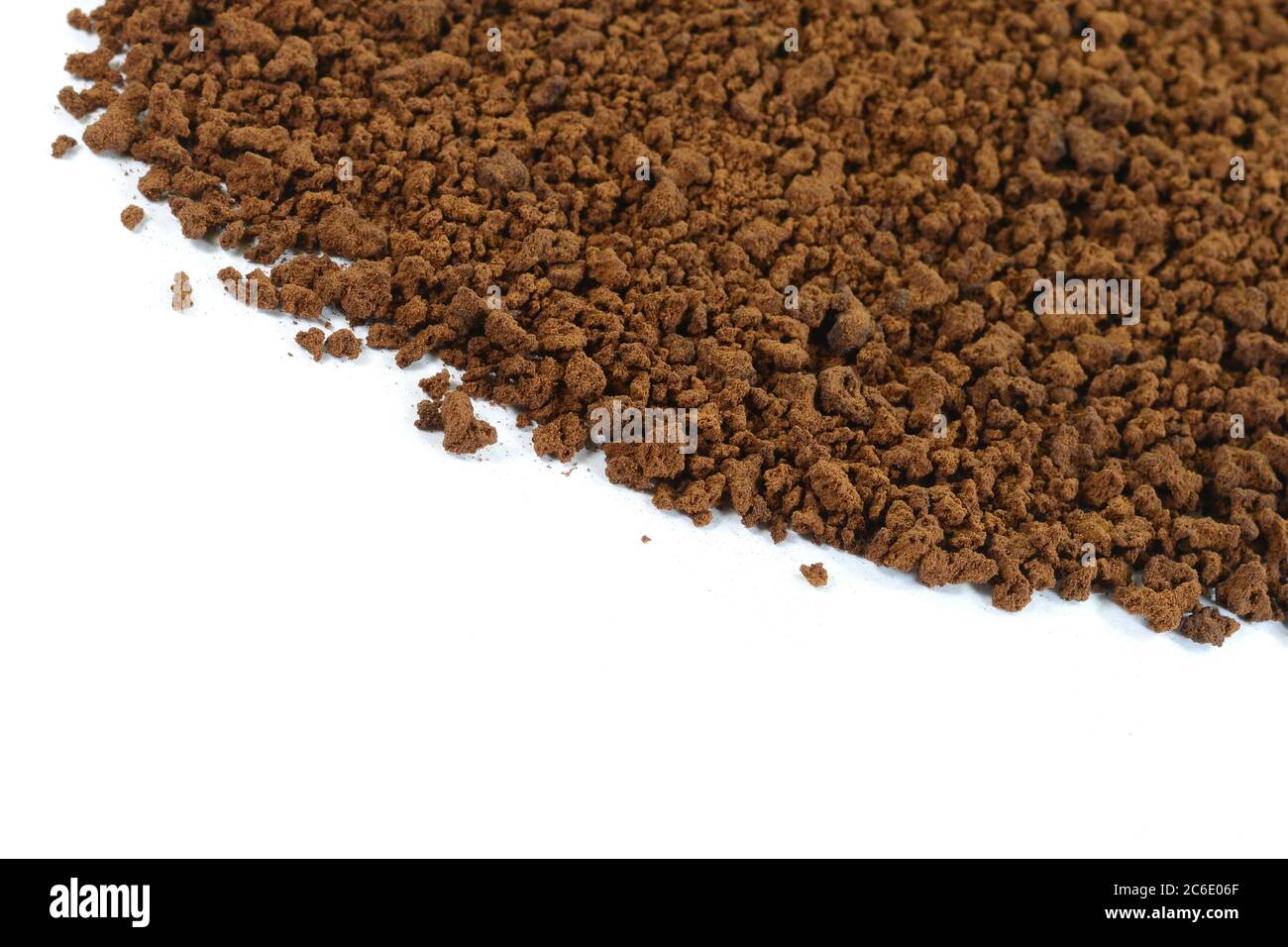 Instant Coffee powder isolated on white background Stock Photo - Alamy