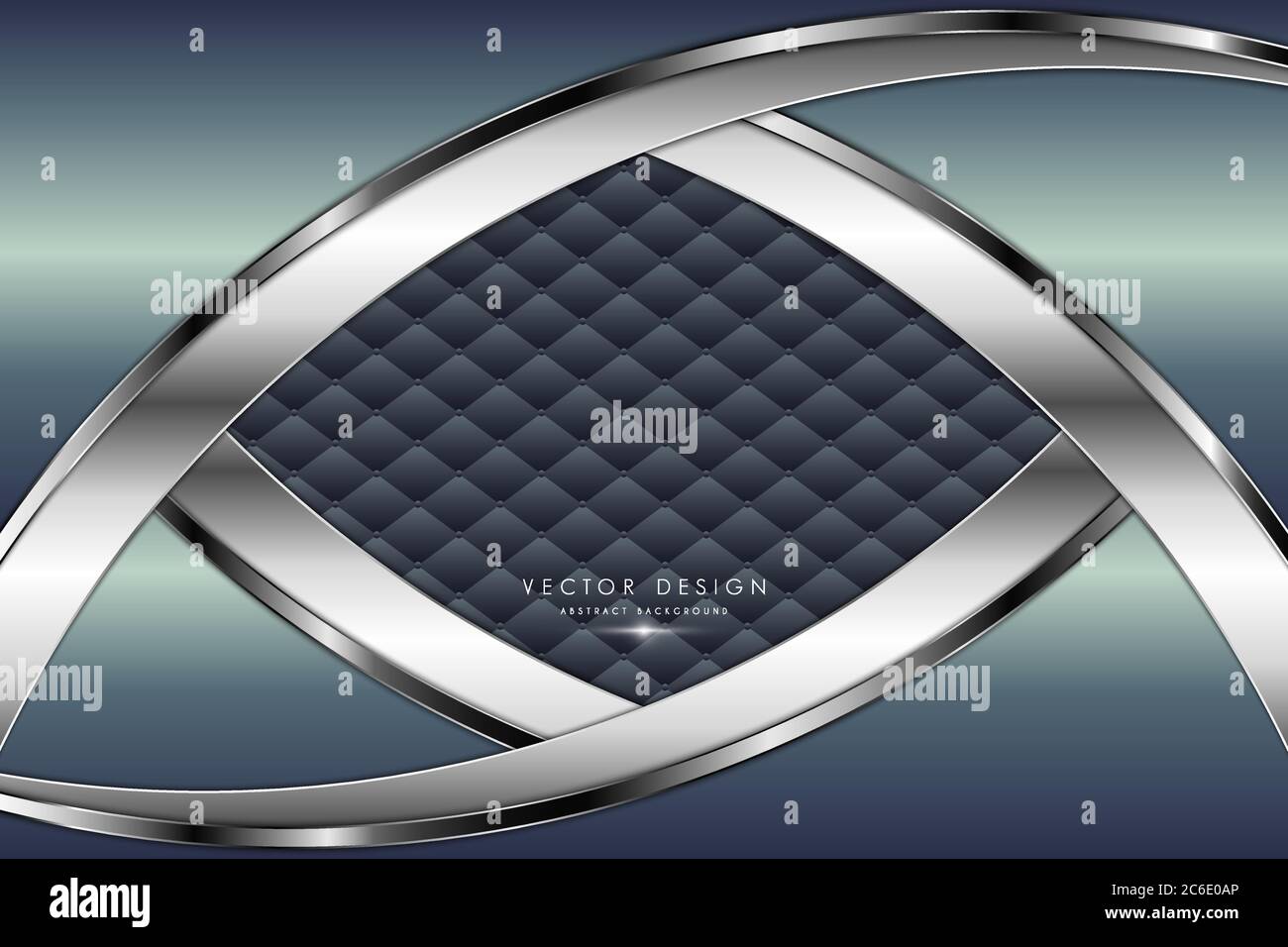 Metallic background. Elegant of Blue and silver metal with upholstery ...