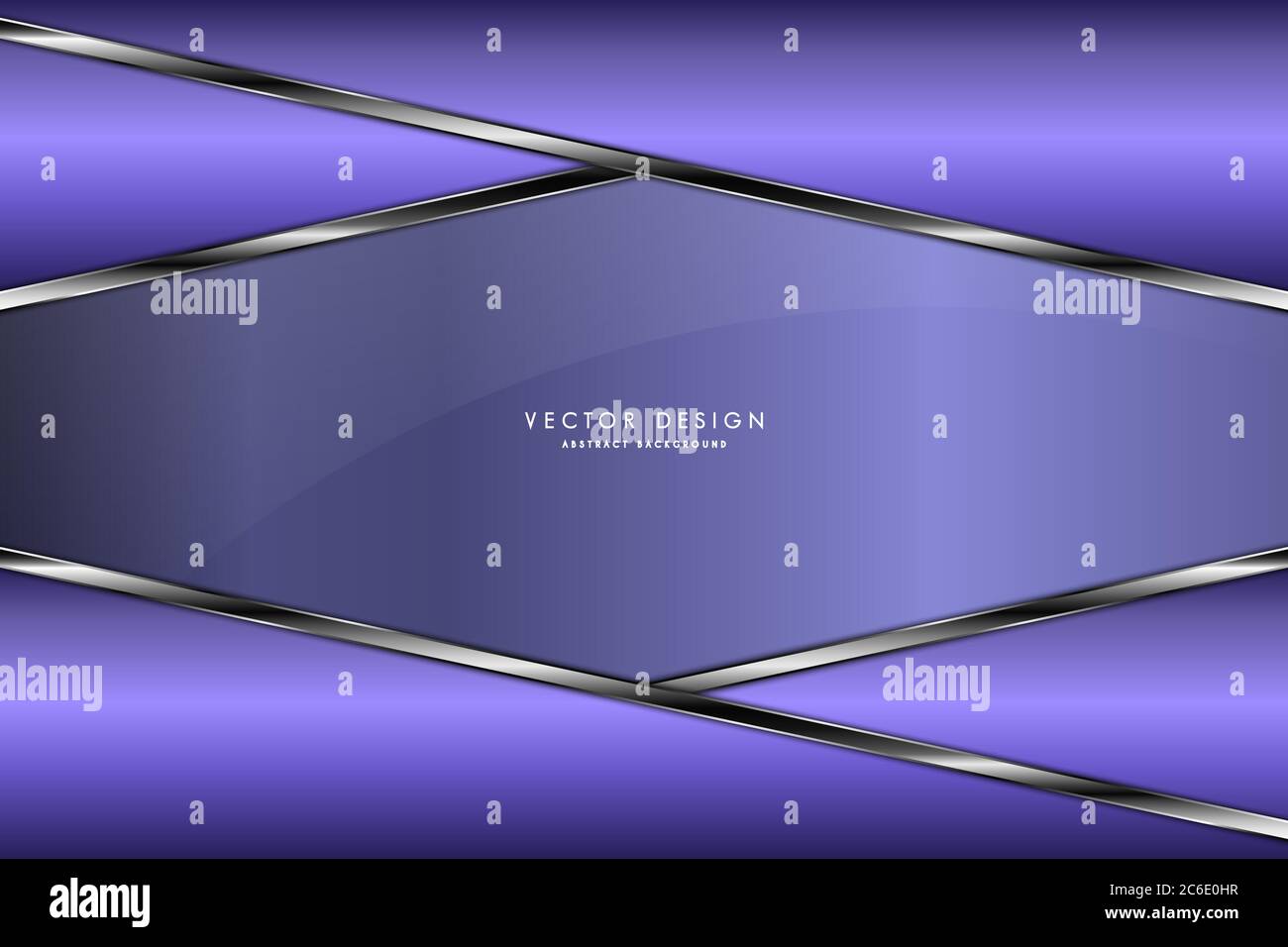 Elegant Purple And Silver Background