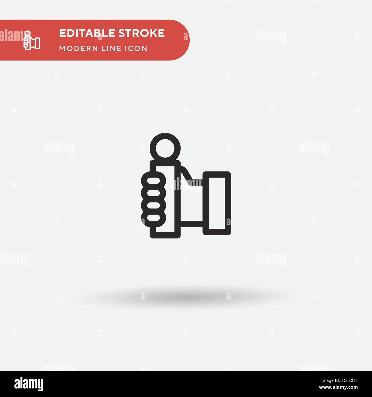 Joystick Simple vector icon. Illustration symbol design template for ...