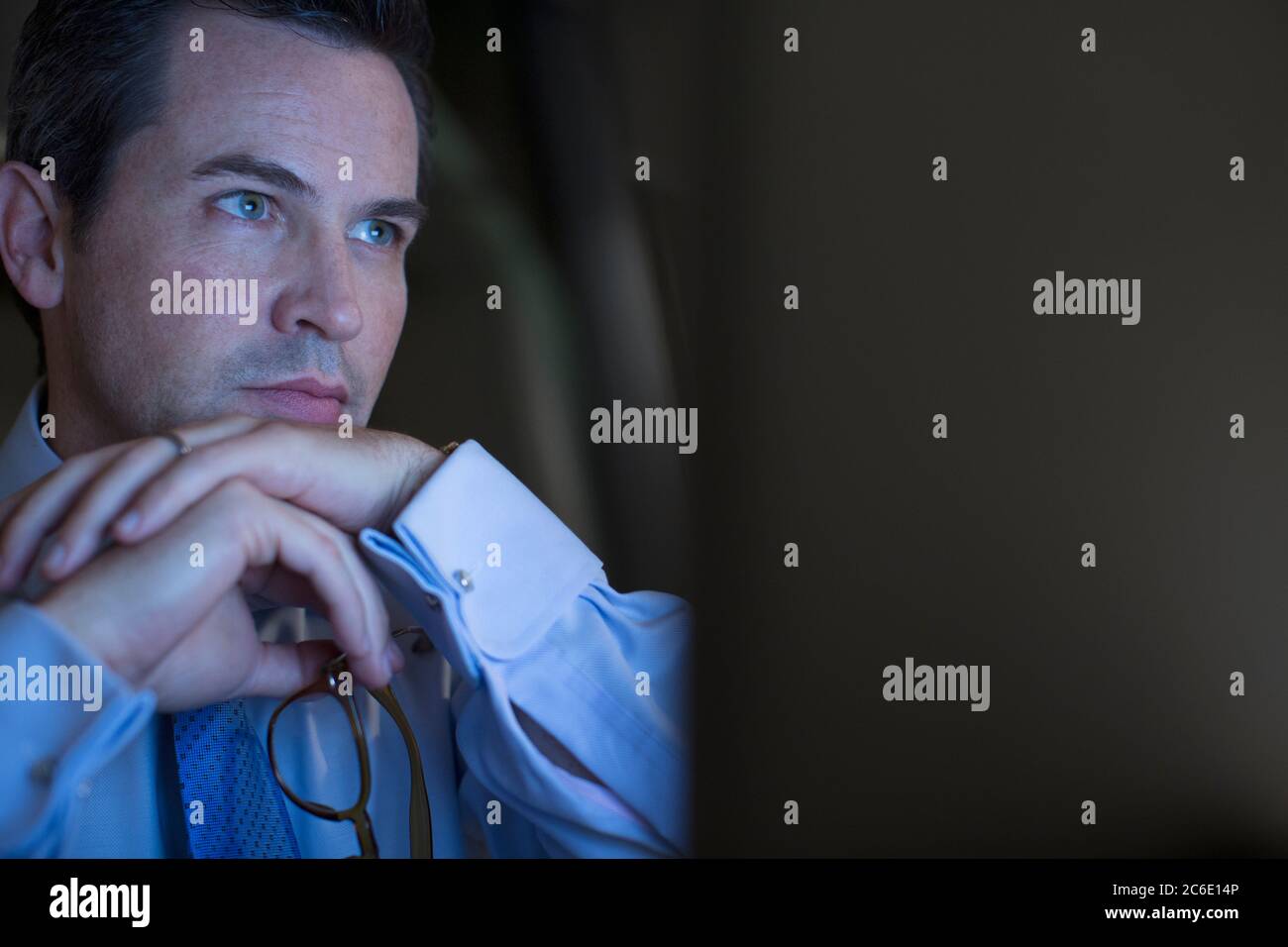 Serious pensive well dressed hi-res stock photography and images - Alamy