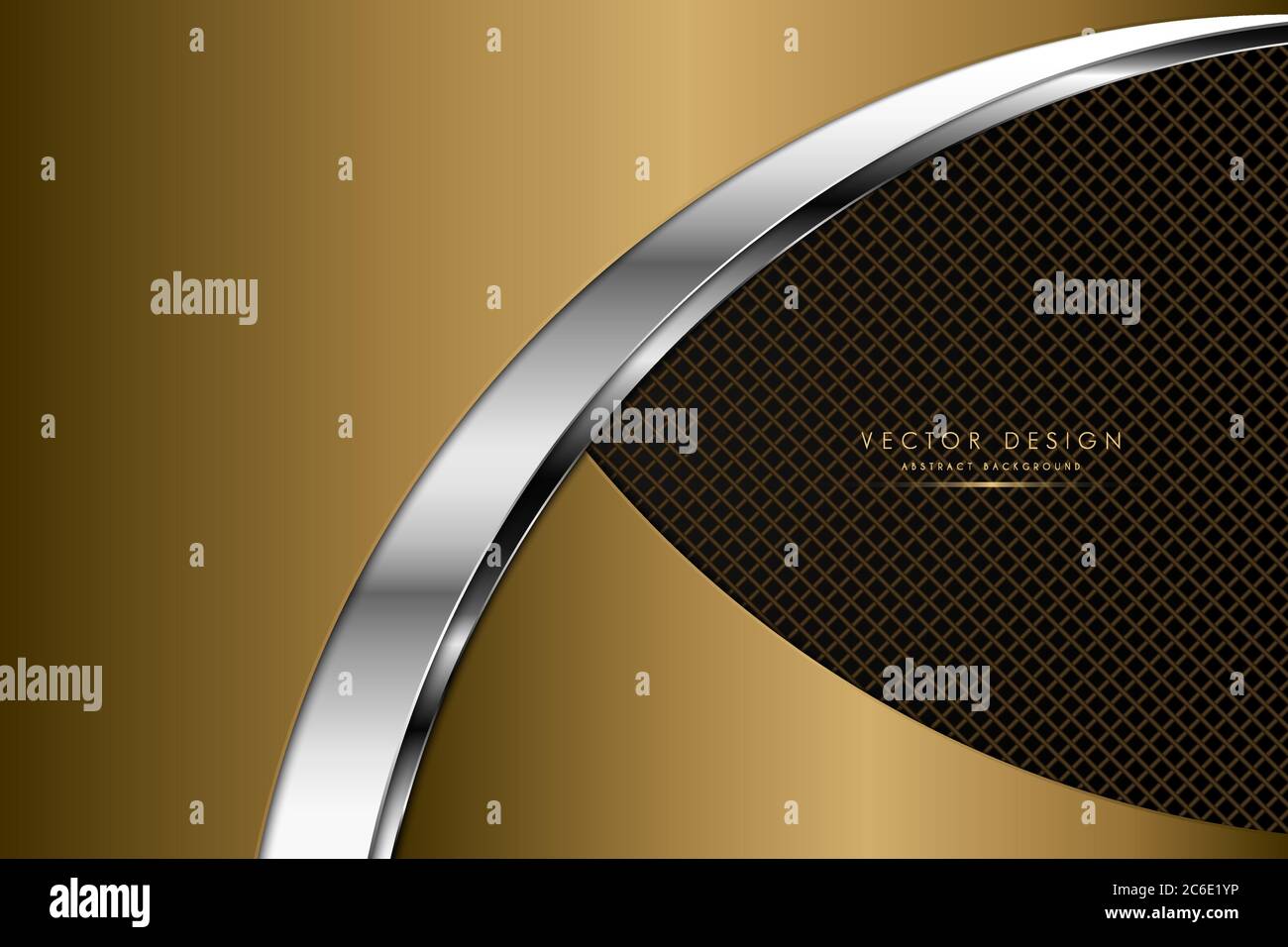 Golden silver line design hi-res stock photography and images - Alamy
