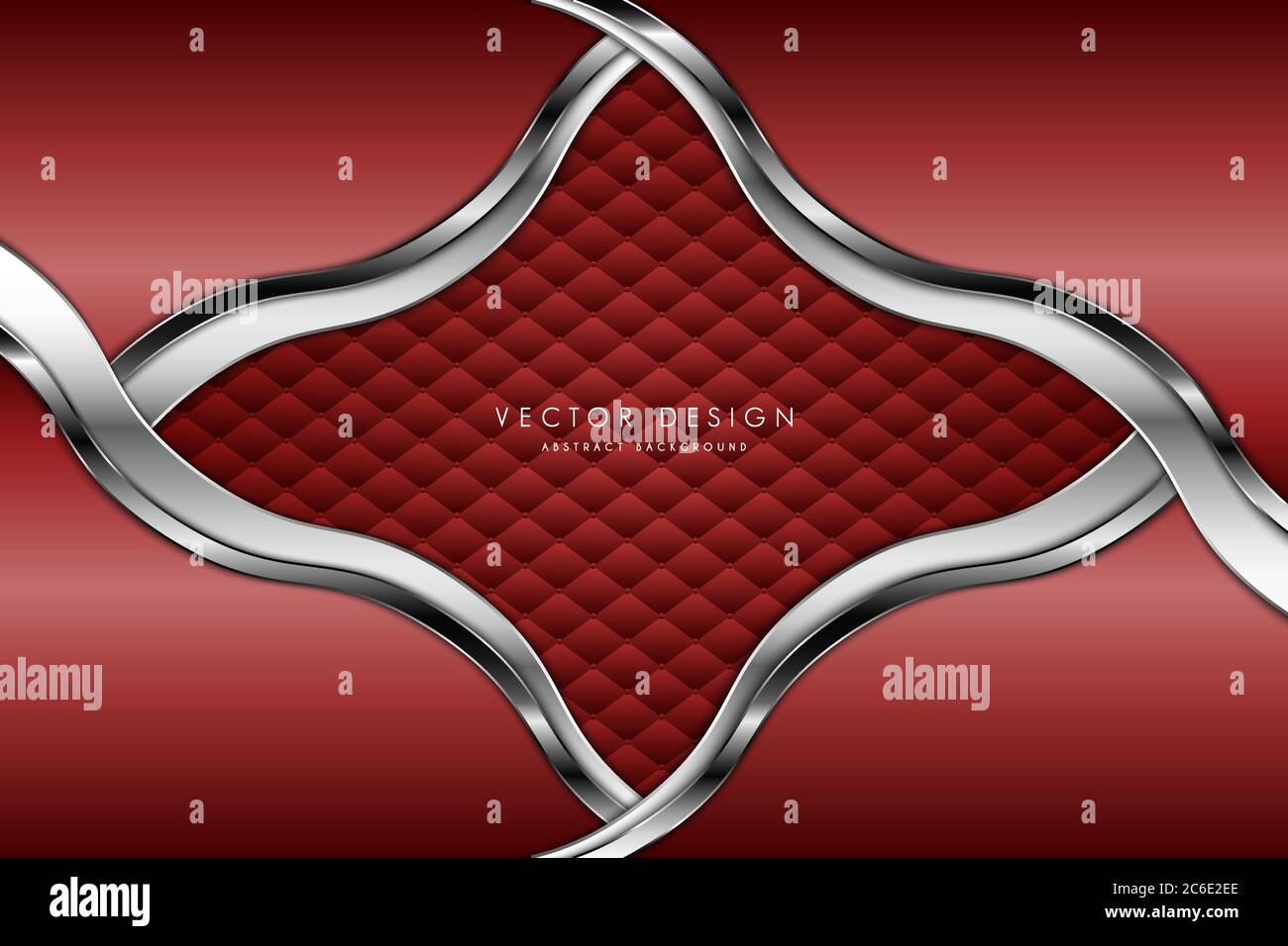 Red And Silver Wedding Background