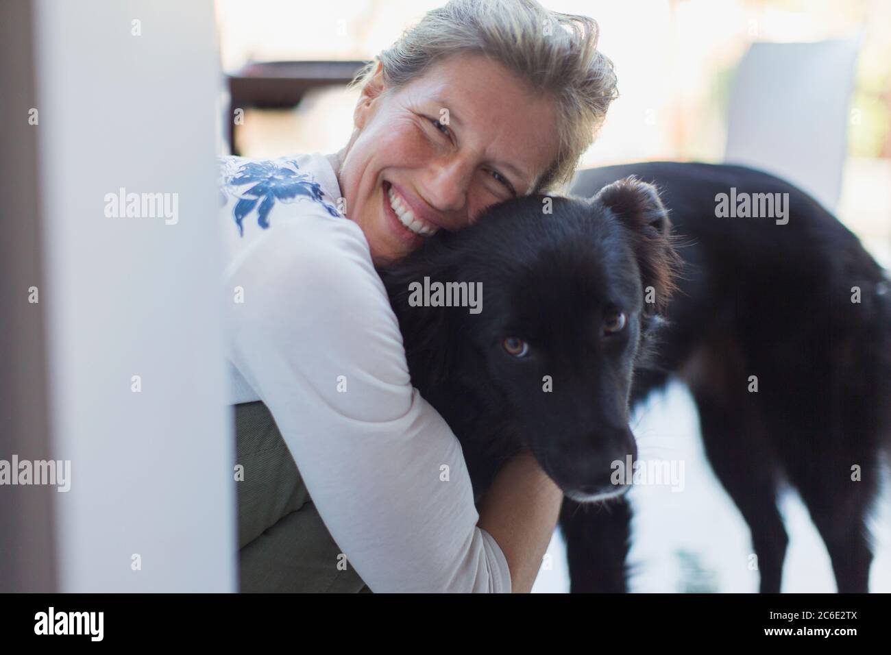 Mature woman dog love hi-res stock photography and images - Alamy