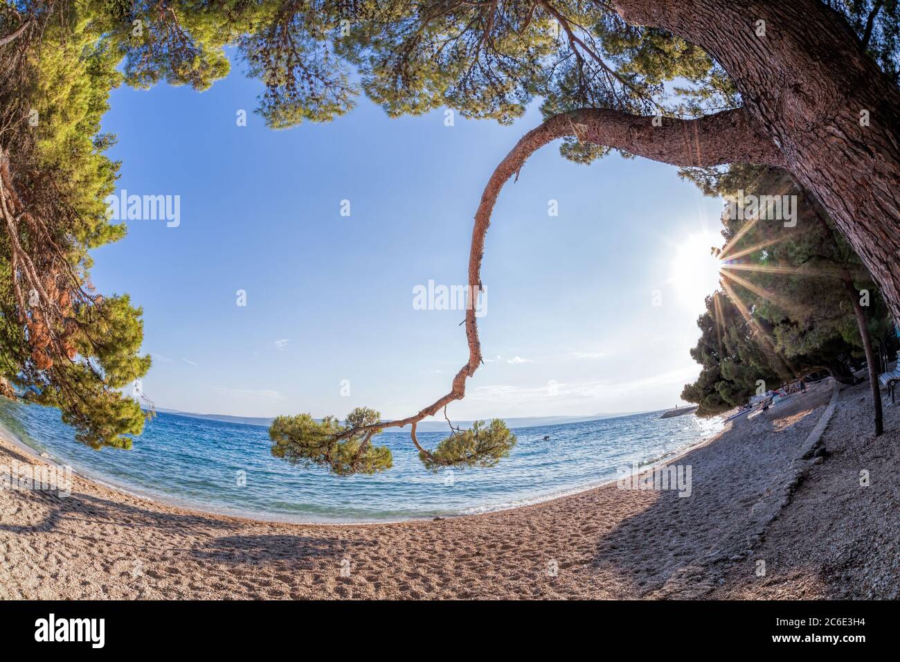 Makarska brac island sunset hi-res stock photography and images - Alamy