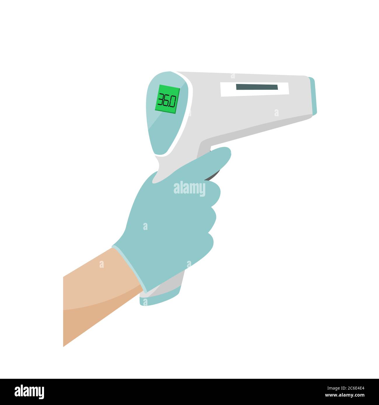 Non contact temperature measurement Cut Out Stock Images & Pictures - Alamy