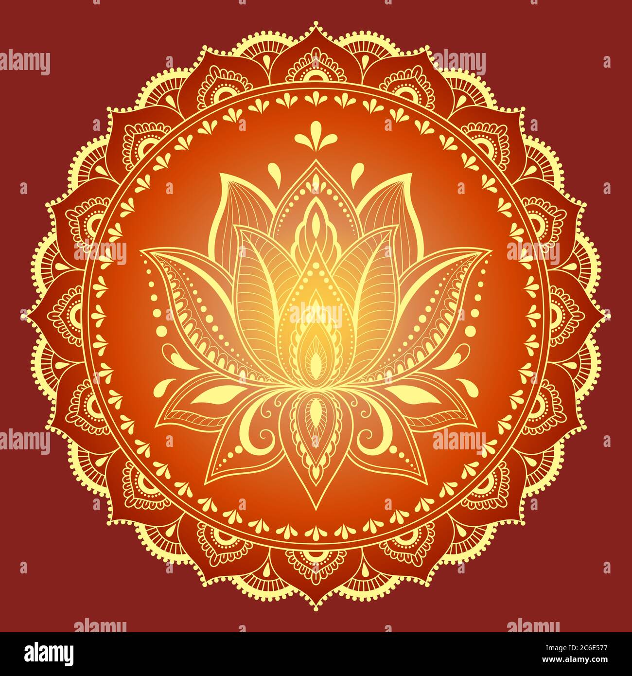 Paisley doodle color Stock Vector Images - Alamy
