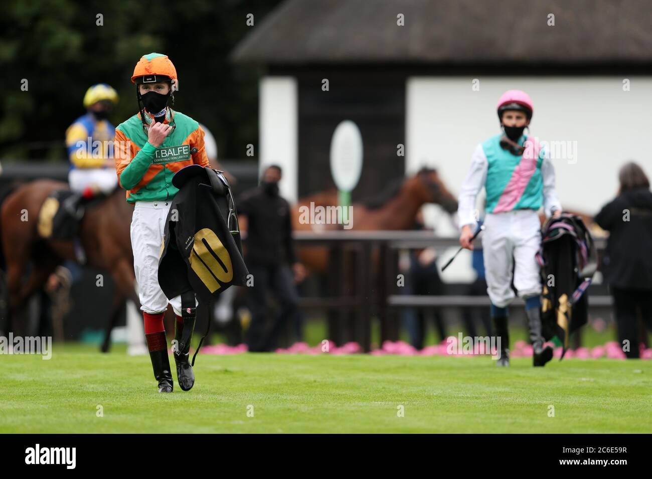 Jockey Ian Williams during day one of The Moet and Chandon July ...