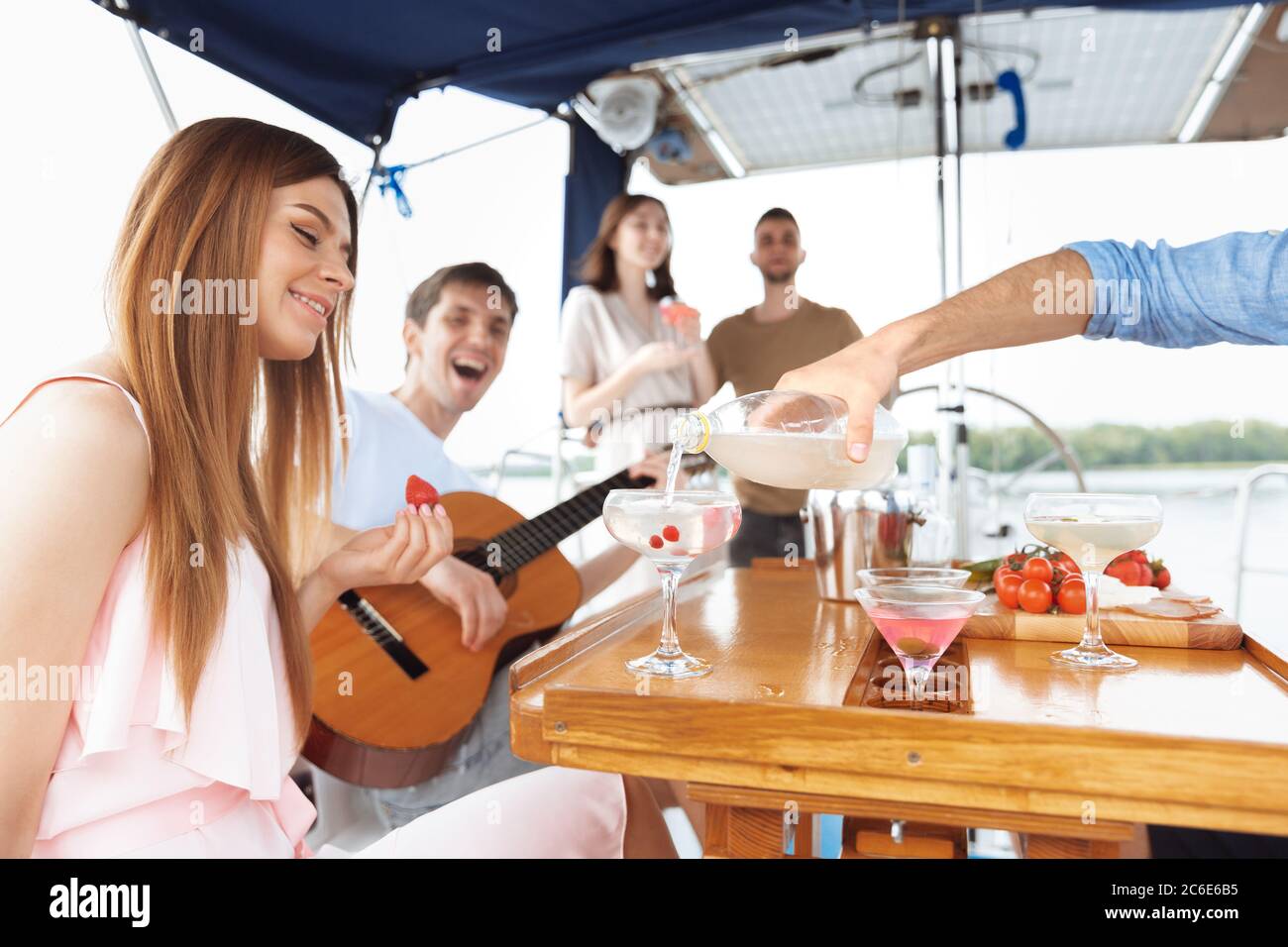 Group girls on cruise ship High Resolution Stock Photography and Images ...