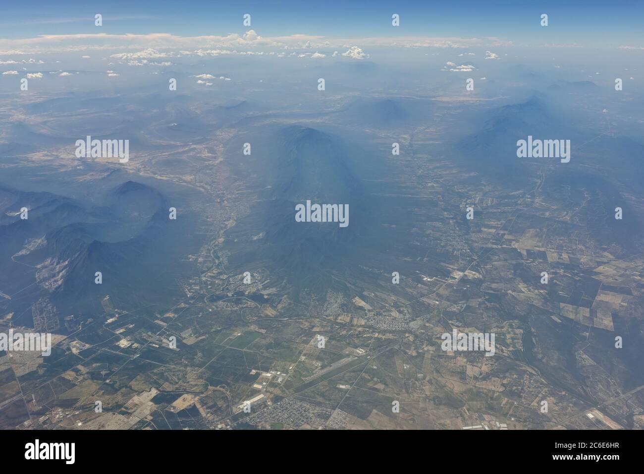 Aerial view of mountains in Northern Mexico Stock Photo - Alamy