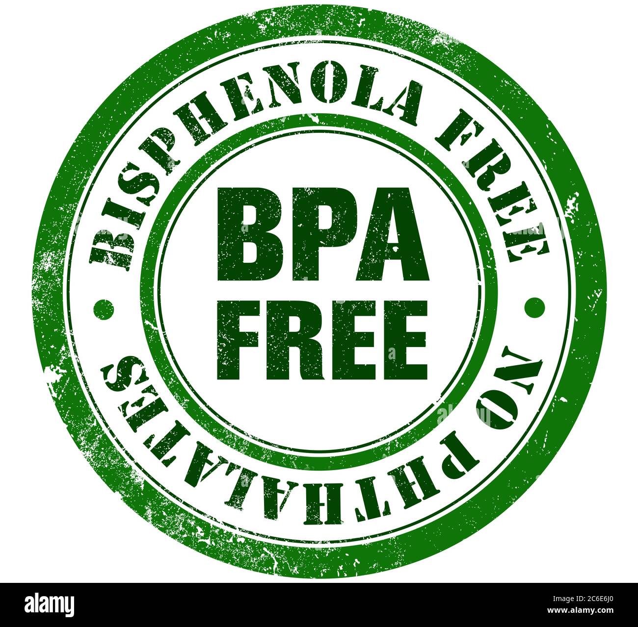 BPA free grunge stamp, in english language. (Bisphenola free, no ...