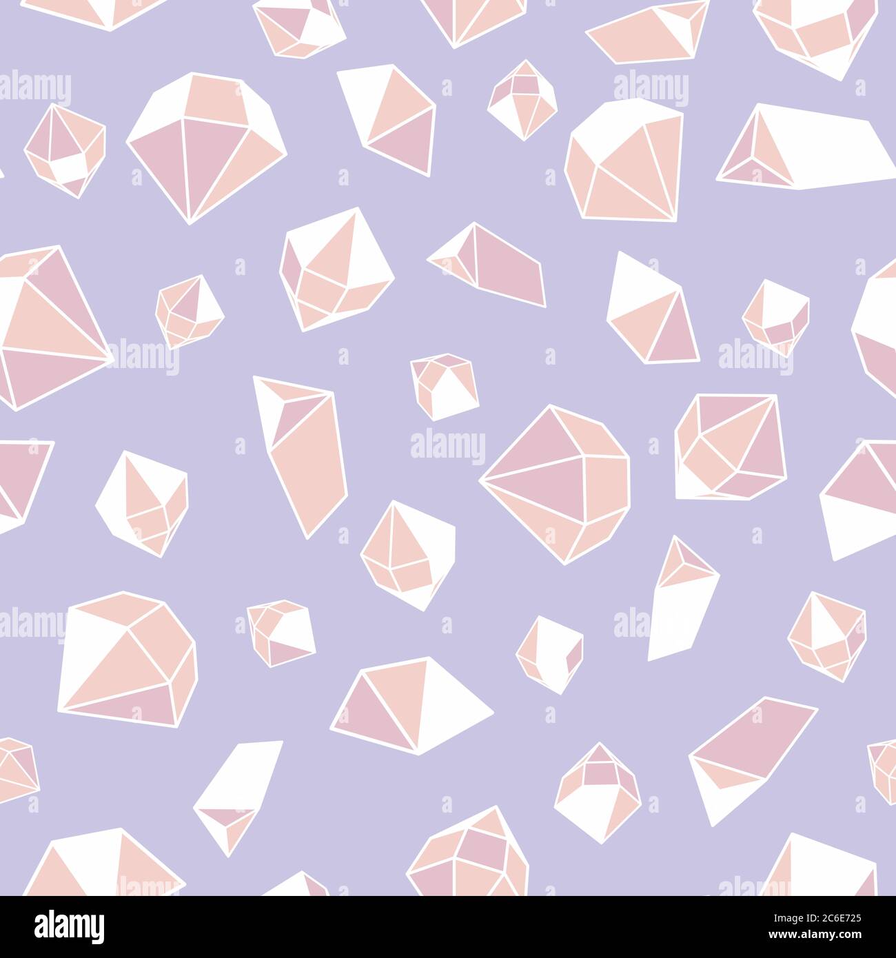 Gemstones gems crystals pink Stock Vector Images - Alamy