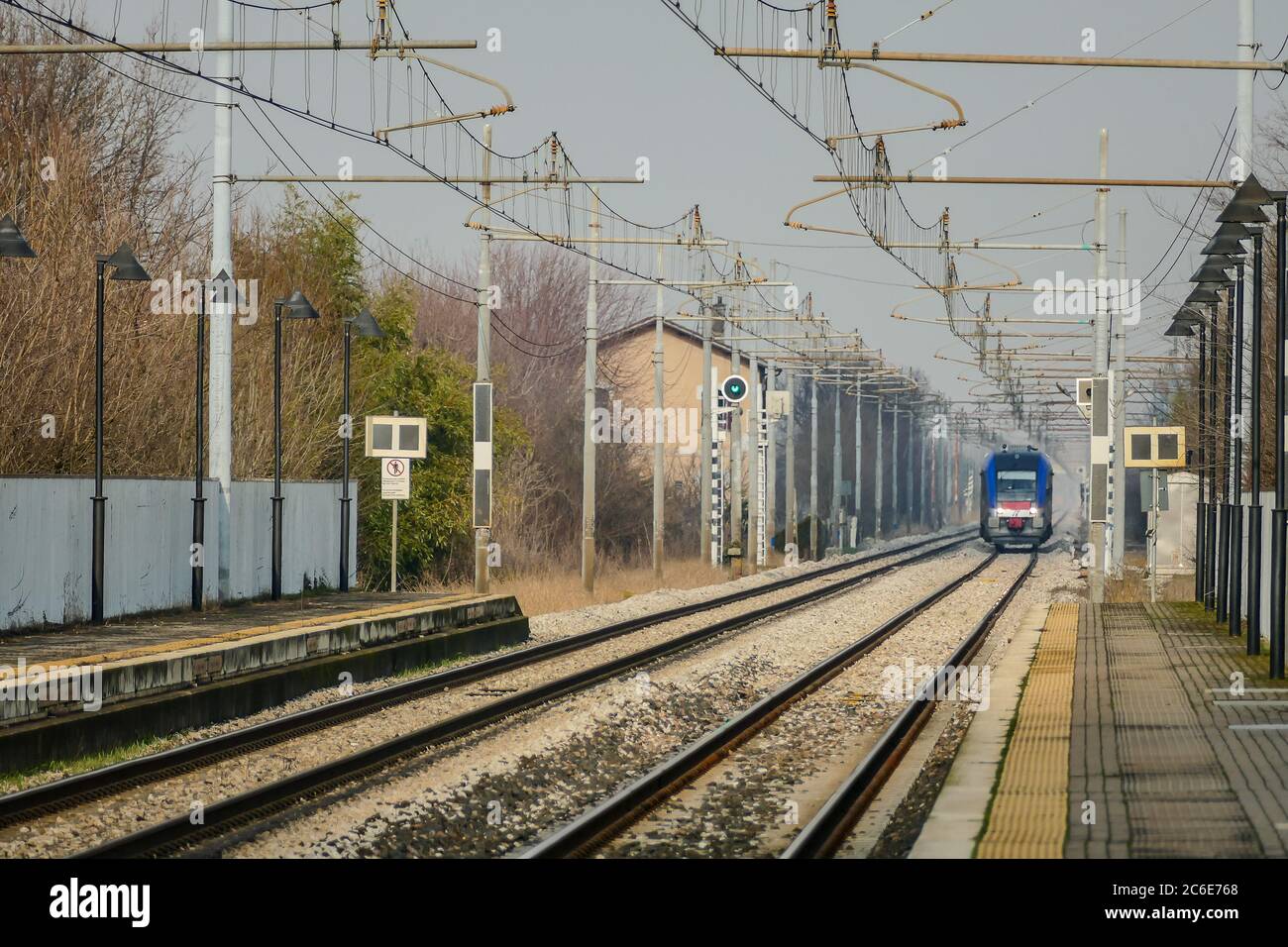 train at station, beautiful photo digital picture Stock Photo - Alamy