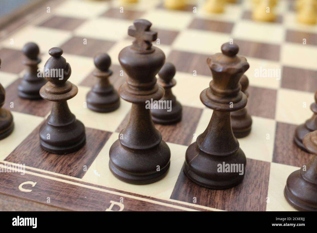 Ancient wooden chess pieces hi-res stock photography and images - Alamy