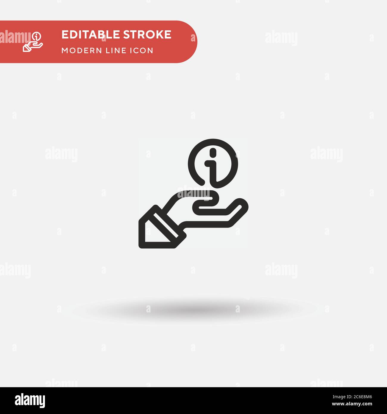 Information Simple vector icon. Illustration symbol design template for ...