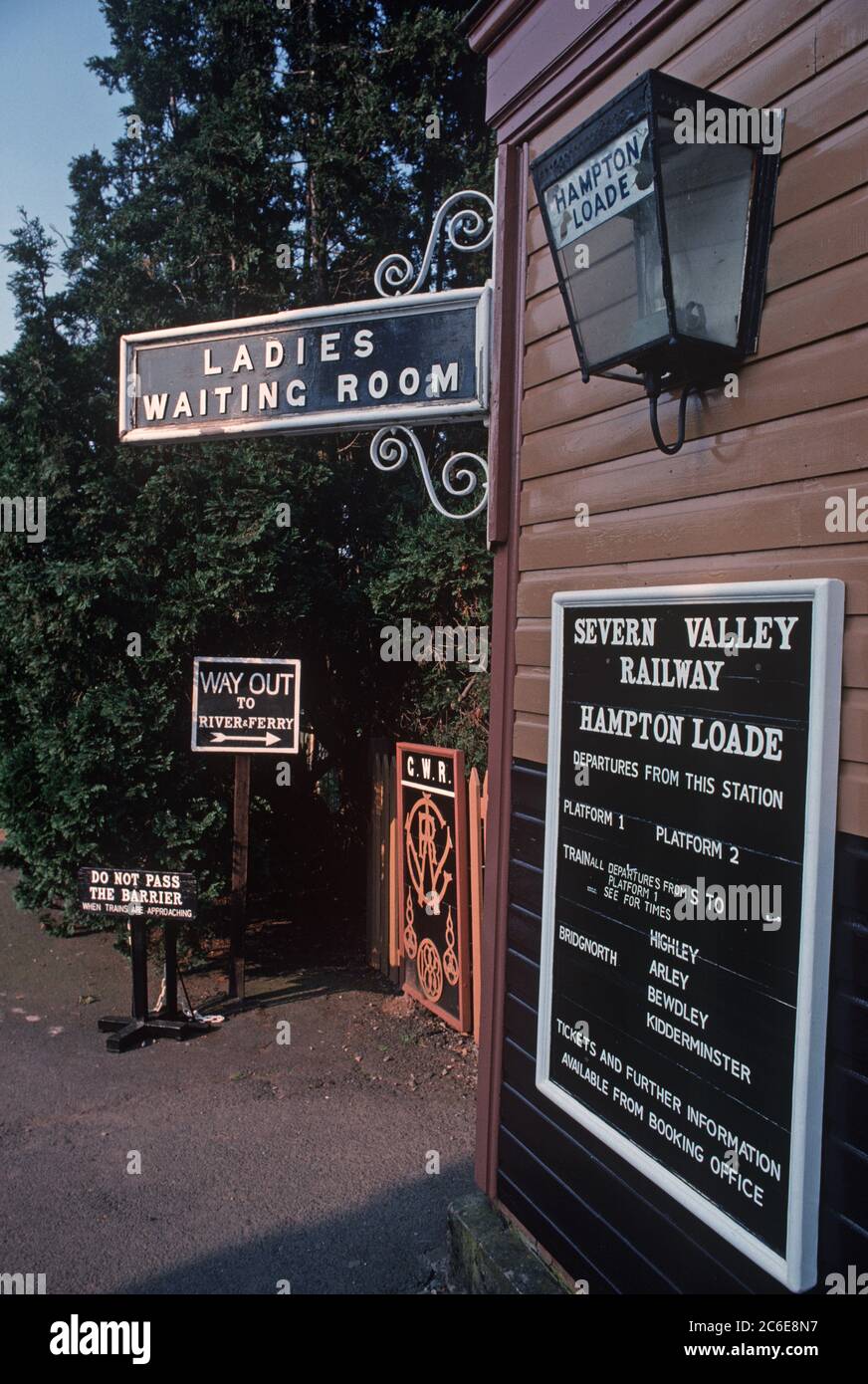 Hampton Loade station on the Severn Valley Heritage Railway, Shropshire ...