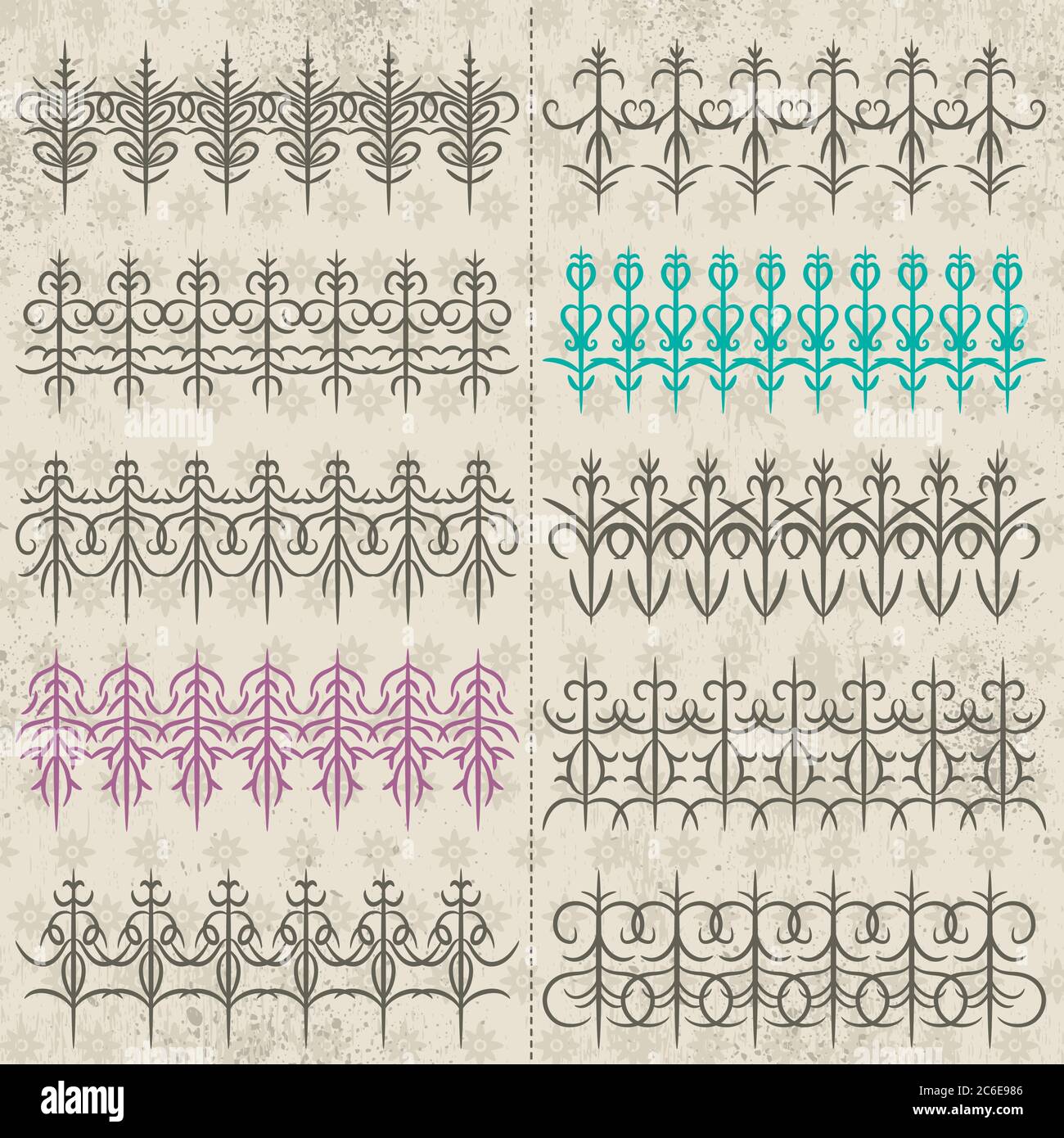 Fence lace Stock Vector Images - Alamy