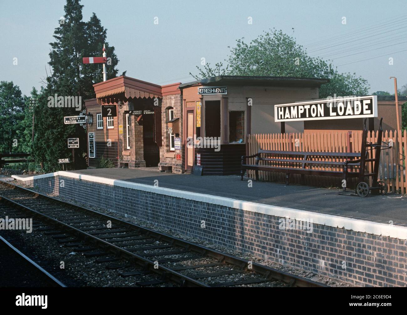 Hampton Loade station on the Severn Valley Heritage Railway, Shropshire ...