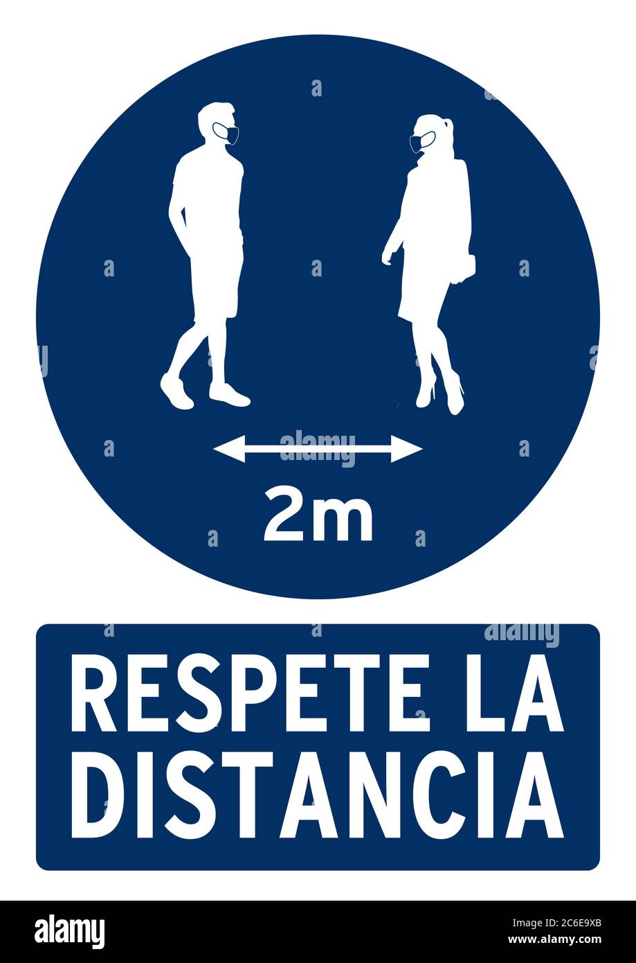 Social distance poster hi-res stock photography and images - Alamy
