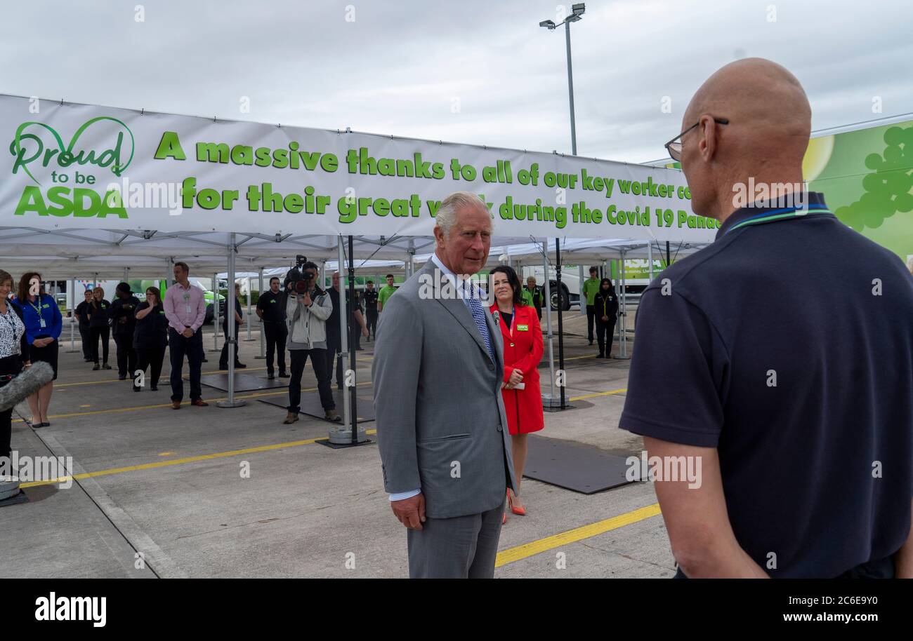 Asda staff members during hi-res stock photography and images - Alamy