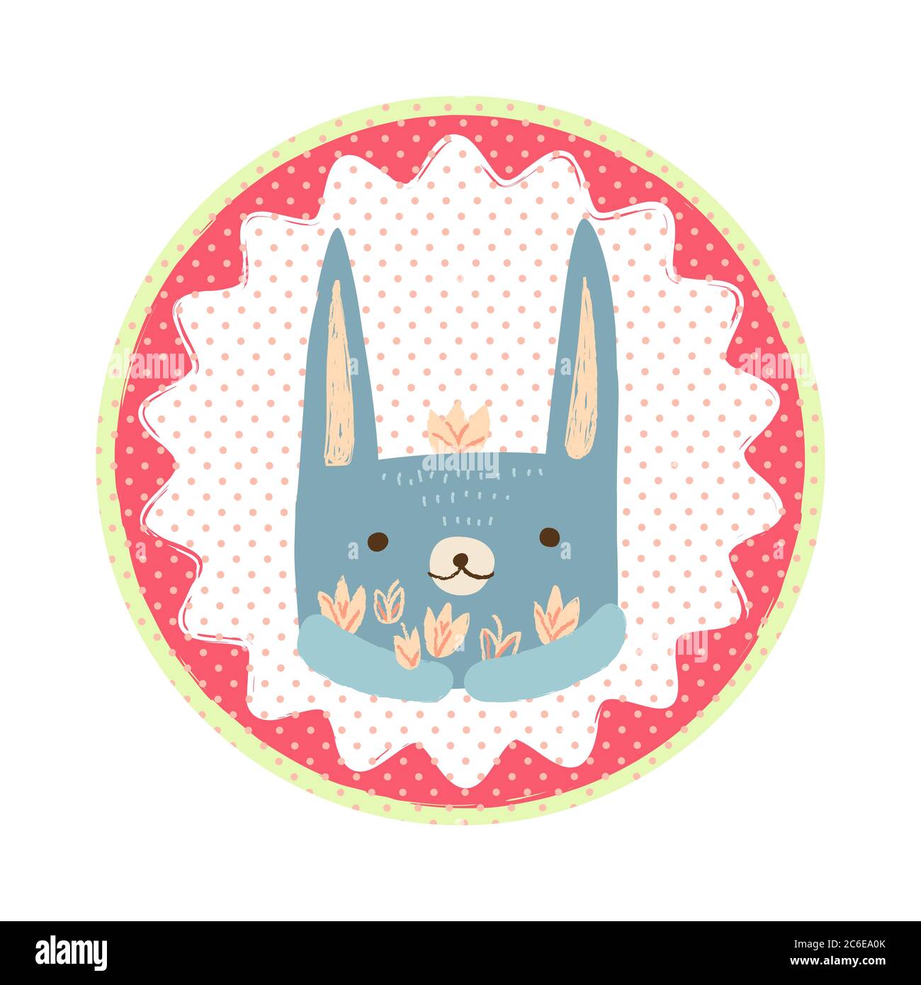 Hare badge emblem Stock Vector Image & Art - Alamy