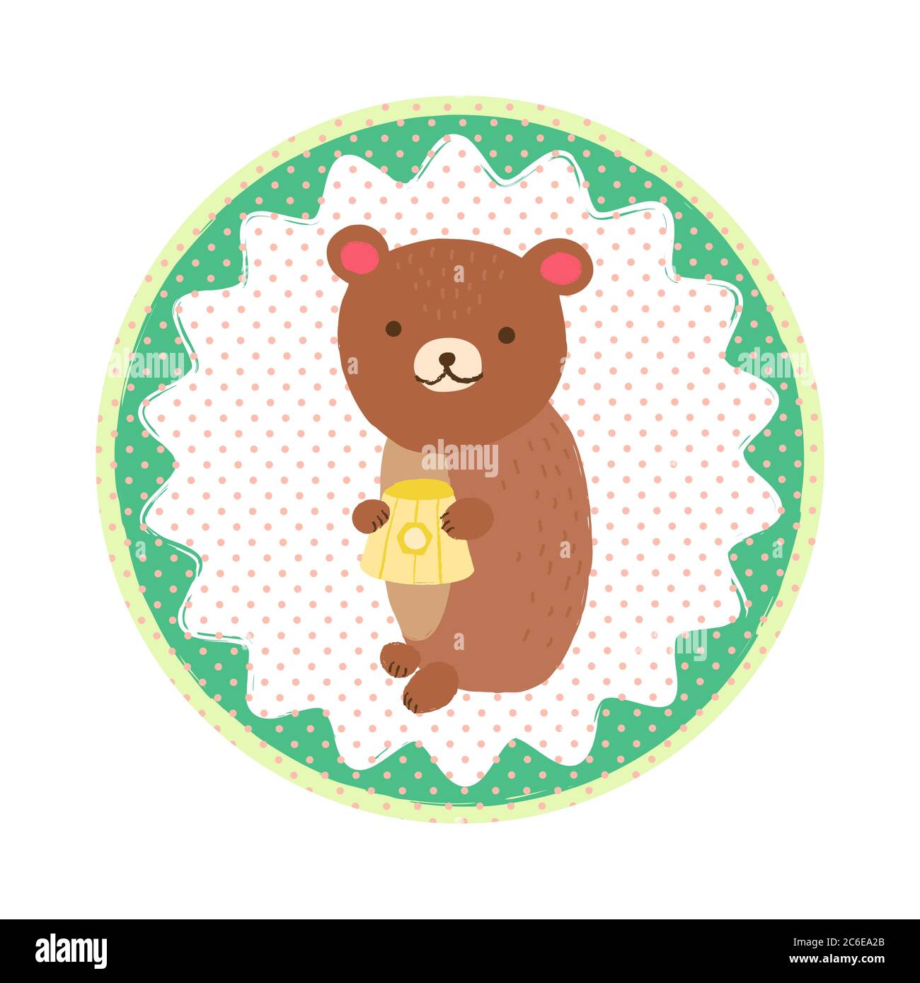 Bear badge emblem Stock Vector Image & Art - Alamy