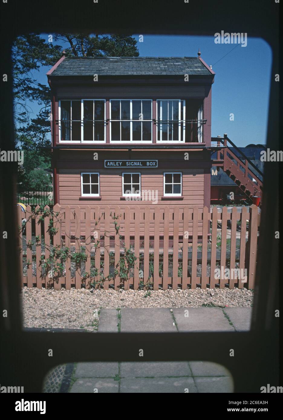 Arley Signal box on the Severn Valley Heritage Railway, Shropshire ...