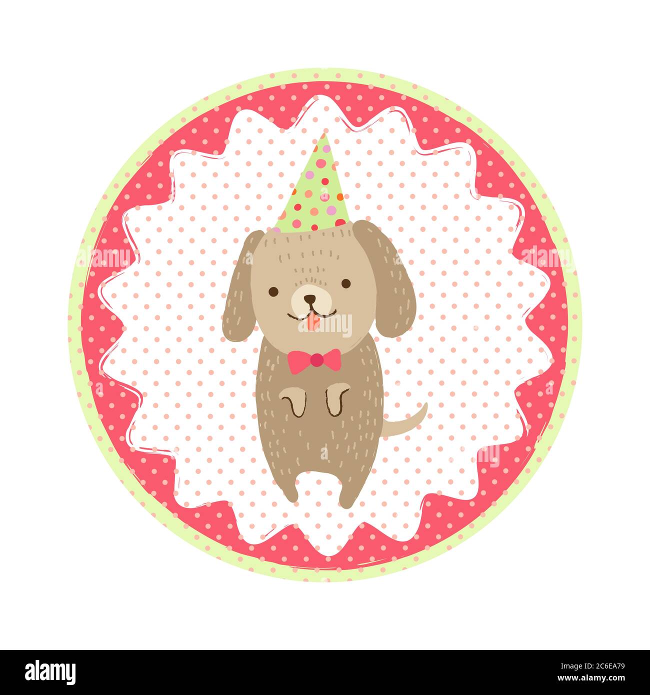 Dog badge emblem Stock Vector Image & Art - Alamy