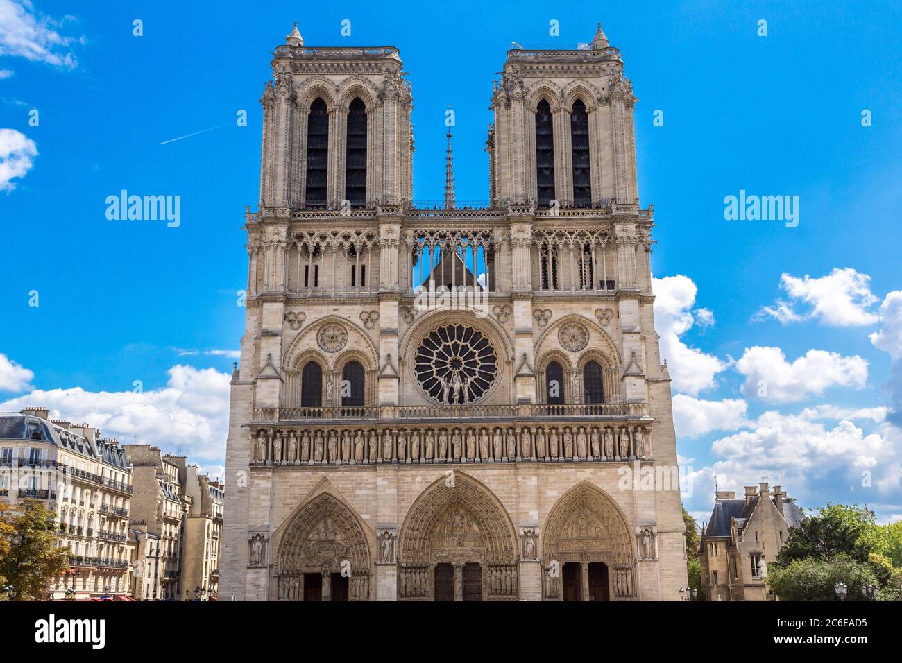 Notre Dame de Paris cathedral is the one of the most famous symbols of ...