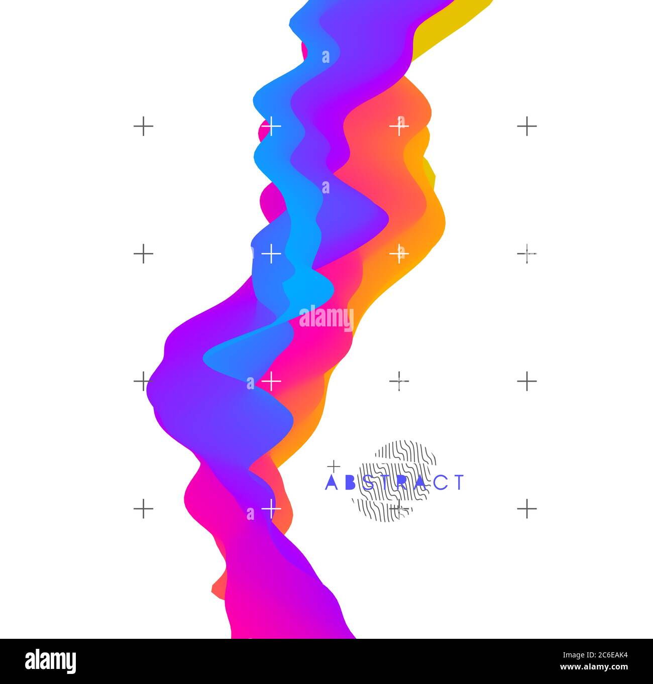 Abstract wavy pattern. Background for design. Vector Illustration for ...