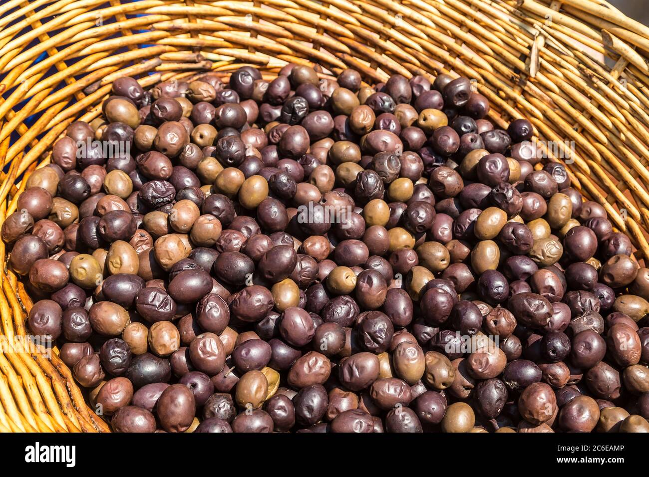 Background of ripe fresh olives in Greece Stock Photo - Alamy