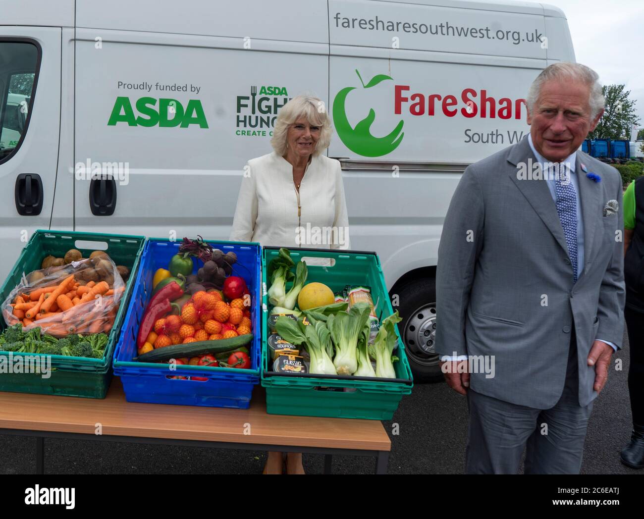 The Prince of Wales and the Duchess of Cornwall during their visit to ...