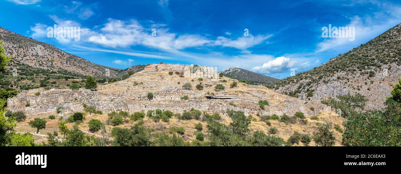 Mycenae aerial hi-res stock photography and images - Alamy