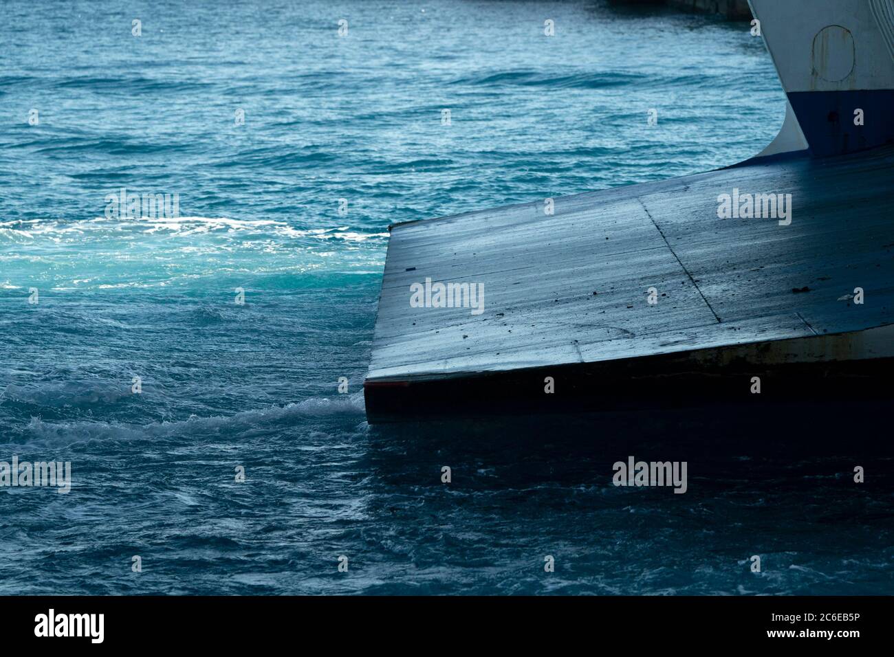 cruise ship back detail close up Stock Photo - Alamy