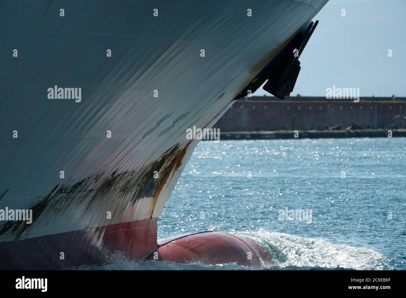 cruise ship prow bow detail close up Stock Photo - Alamy