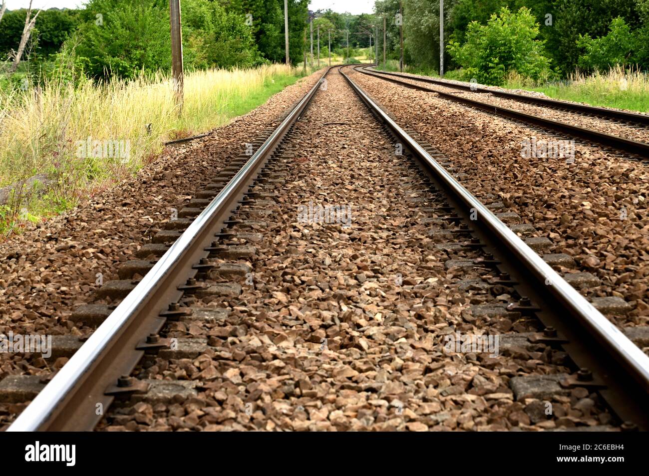 Side of railway tracks hi-res stock photography and images - Alamy