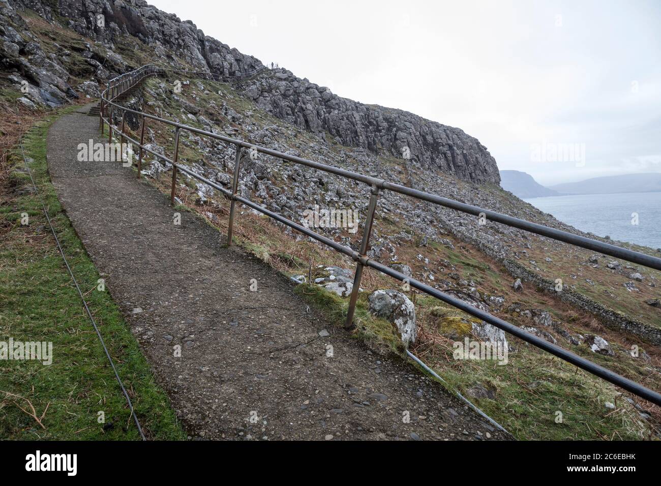 Path to the Neist Point Lighthouse on the Isle of Skye Stock Photo - Alamy