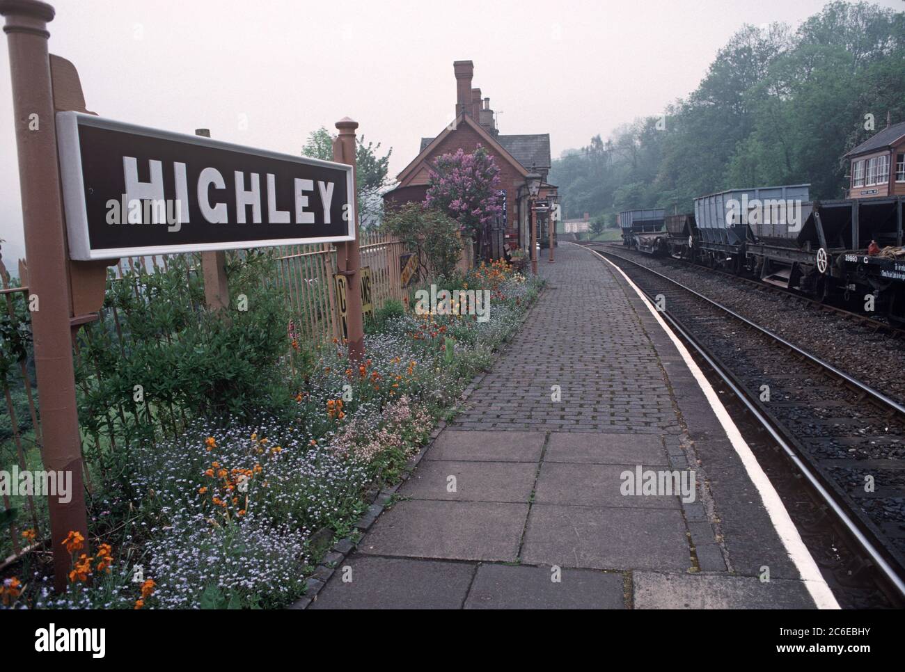 Highley station on the Severn Valley Heritage Railway, Shropshire ...