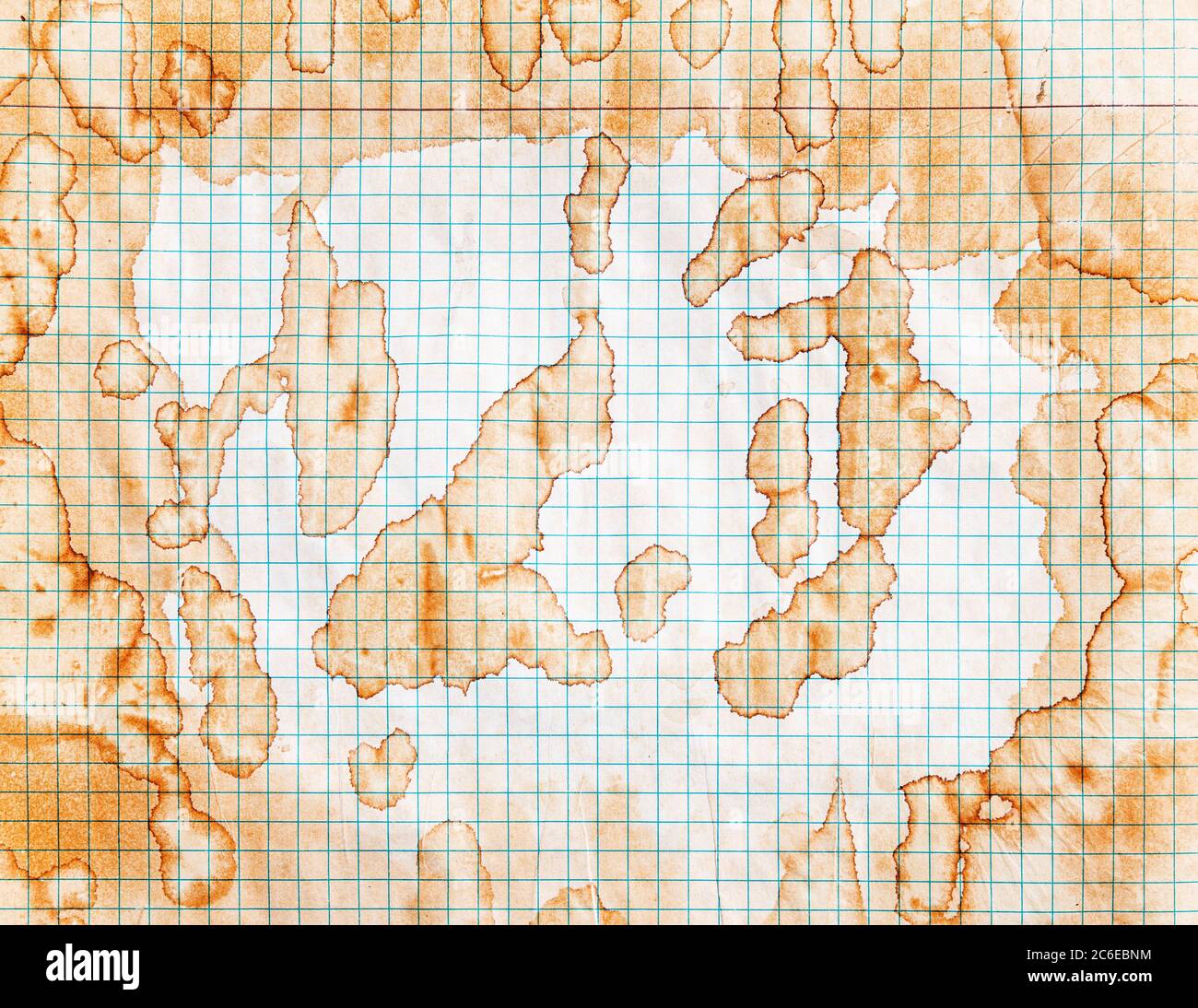 Old paper texture, vintage background, checkered school notebook Stock ...