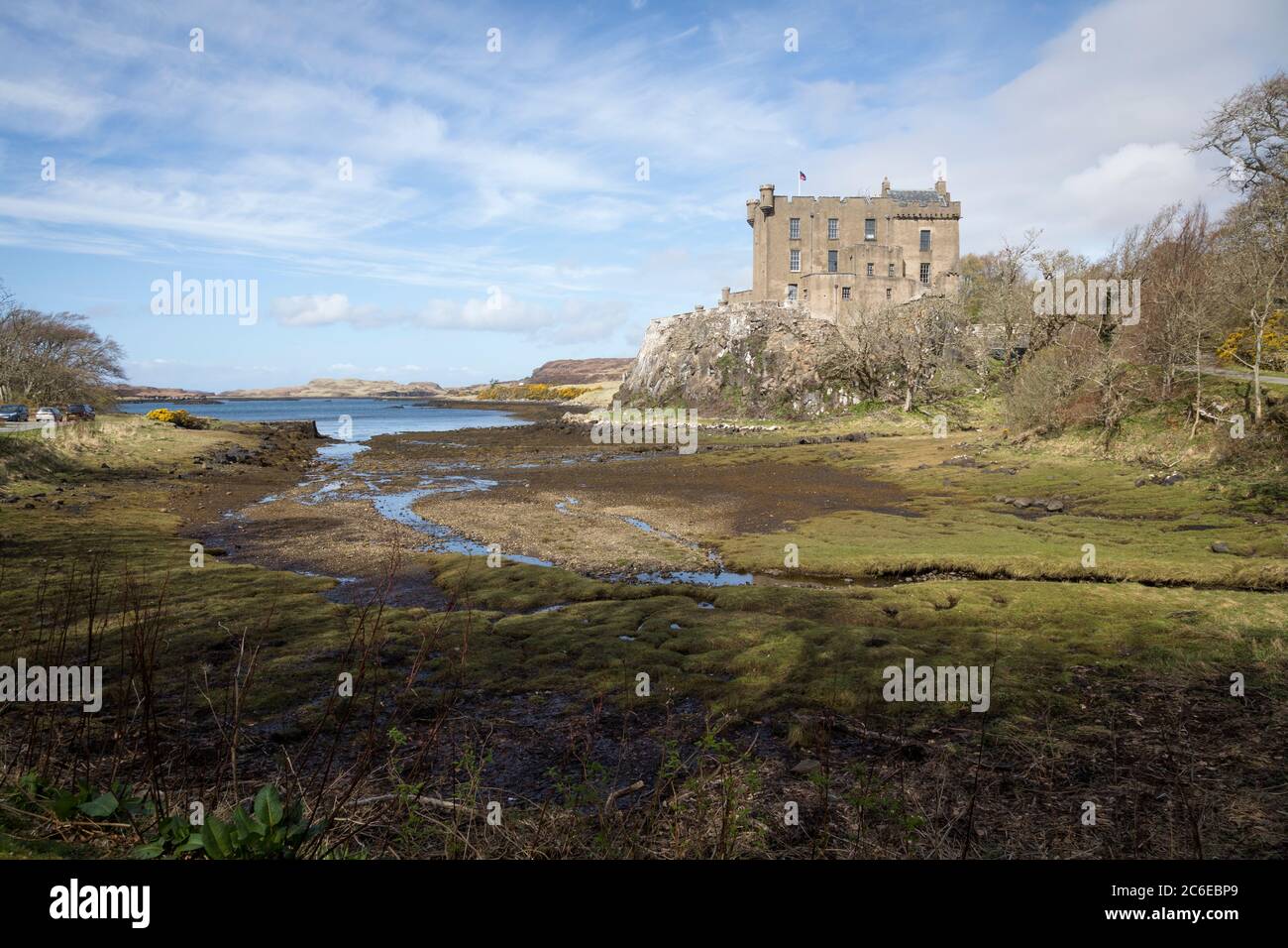 13th century Dunvegan Castle, ancestral home of clan MacLeod, the only ...