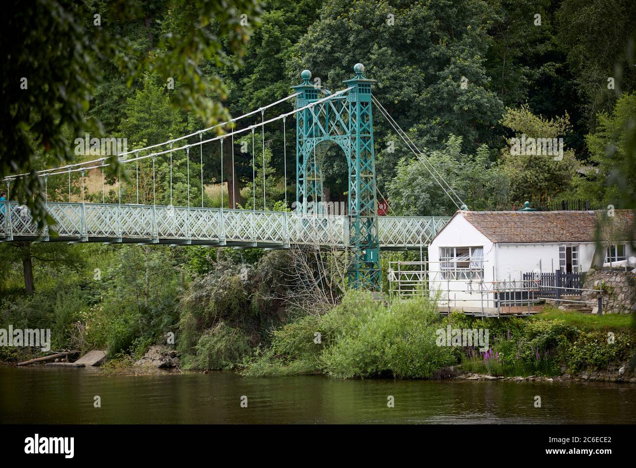 Shrewsbury town centre in Shropshire The Boathouse and Port Hill ...