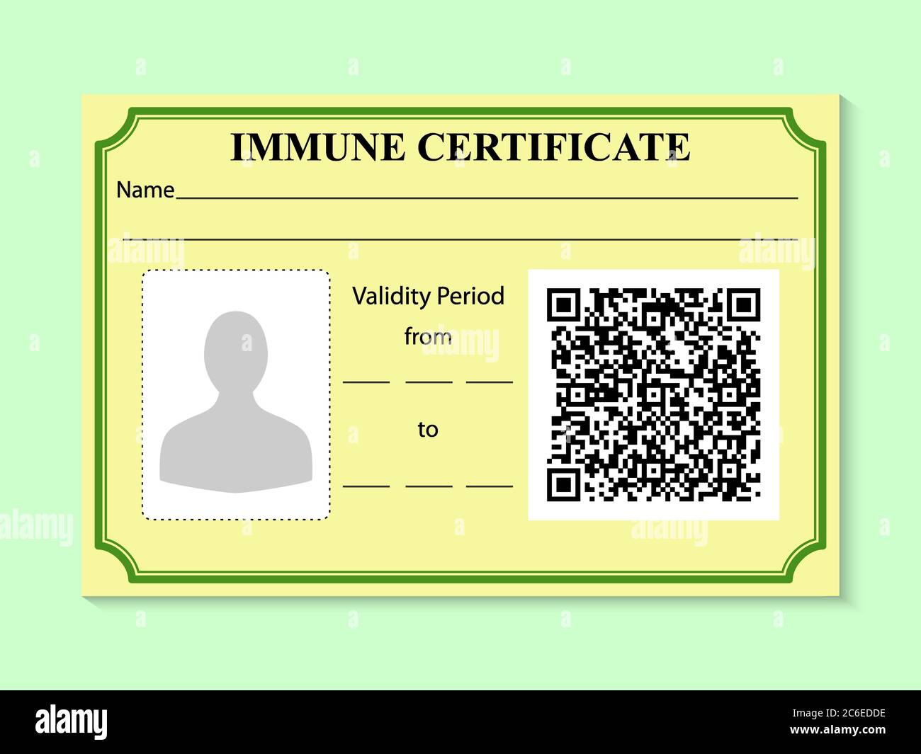 Healthcare id card Stock Vector Images - Alamy