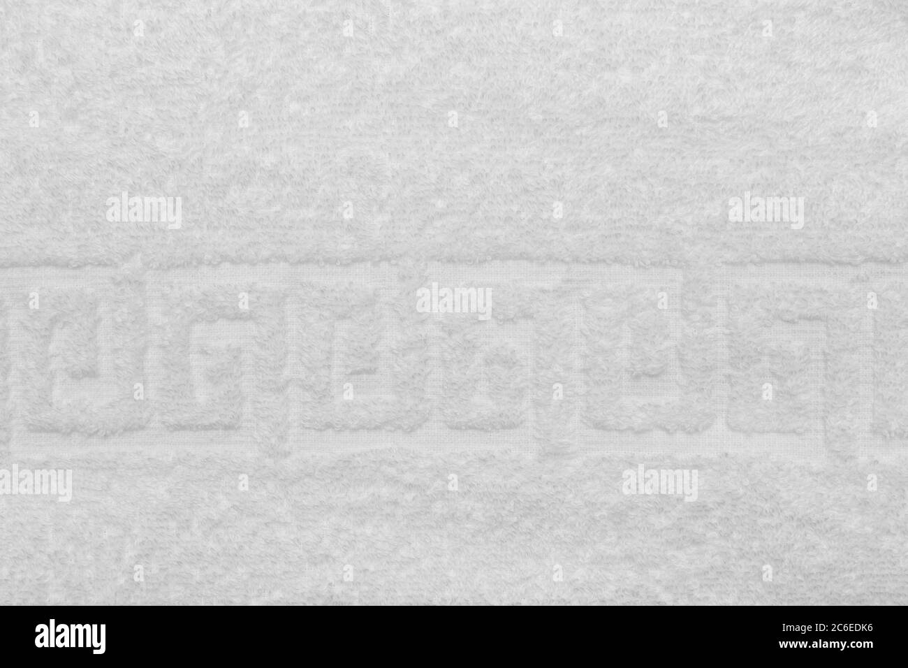 Terry towel, texture, textile background close up. Terry white towel ...