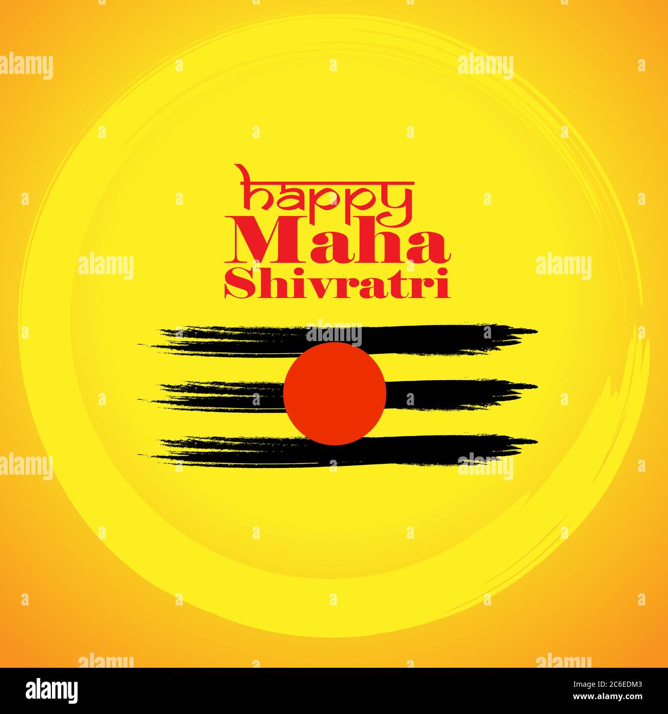 Vector illustration of Greeting card for maha Shivratri, Greeting card ...