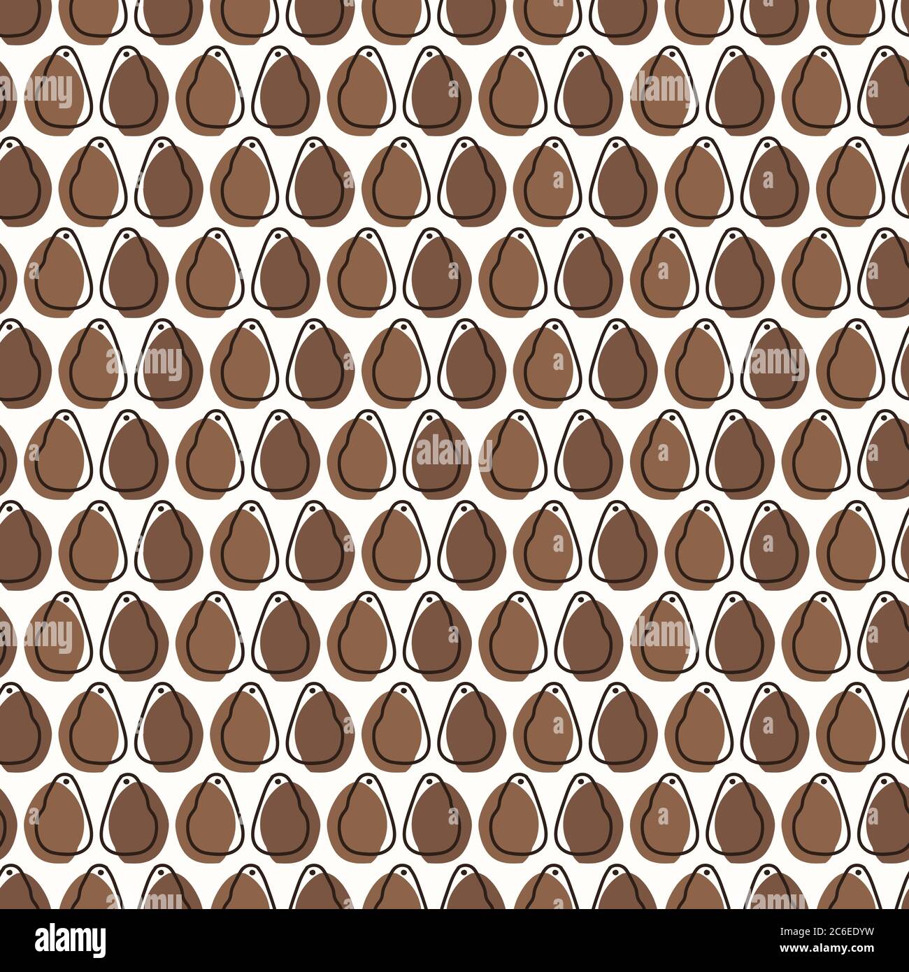 Seamless background fruit avocado. Gender neutral kid food pattern ...