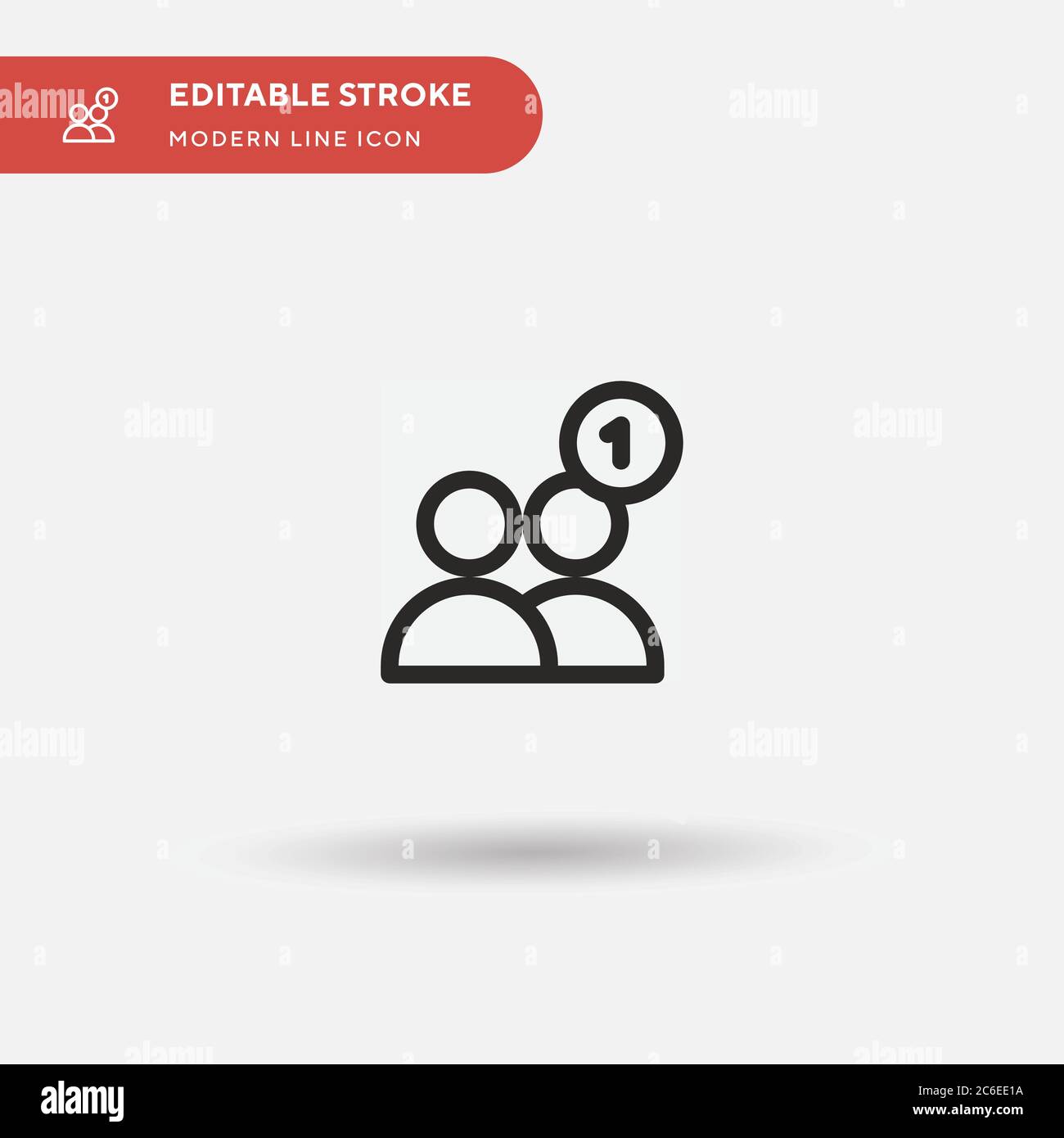 Friends Simple vector icon. Illustration symbol design template for web ...
