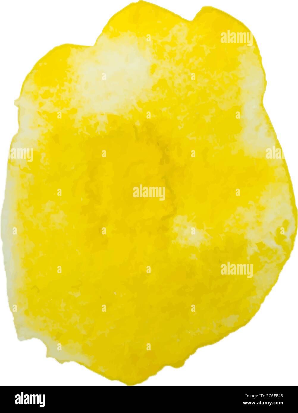 isolated watercolor stain yellow Stock Vector Image & Art - Alamy